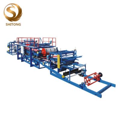 China fast installation fully automatic high efficiency sandwich panel making machine for sale