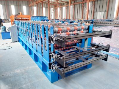 Китай three layer roll forming machine for aluminum material sheet making продается