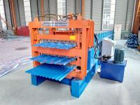 China new type three layer roll forming roofing steel sheet machine for sale