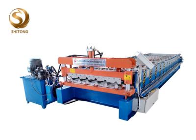 Китай Aluminum metal roofing sheet roll forming machine from shitong machinery продается