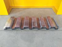 China Automatic Floor Decking Plate Colored Steel Sheet Cold Roll Forming Machine 22KW 20-25m/min Production for sale