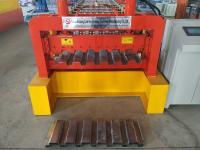 China Automatic Floor Decking Plate Colored Steel Sheet Cold Roll Forming Machine 22KW 20-25m/min Production for sale