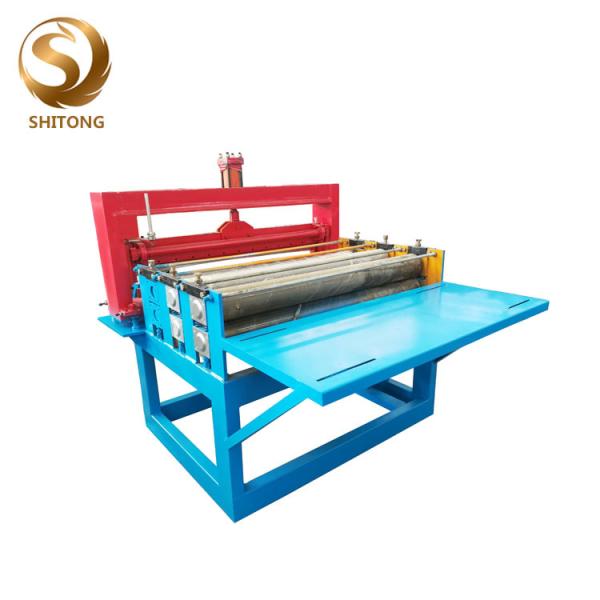 automatic hydraulic steel sheet plate cutting and leveling machine