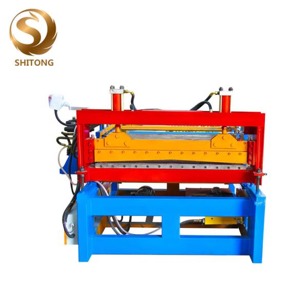automatic hydraulic steel sheet plate cutting and leveling machine