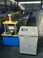 China Half Round Rain Gutter Cold Steel Roll Forming Machine 0.7-1.2mm Thickness 11KW Hydraulic Power for sale