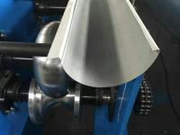 China Half Round Rain Gutter Cold Steel Roll Forming Machine 0.7-1.2mm Thickness 11KW Hydraulic Power for sale