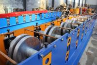 China Custom Aluminum Rain Gutter Roll Forming Machine 0.7-1.2mm Thickness 22 Forming Steps 11KW Hydraulic Power for sale