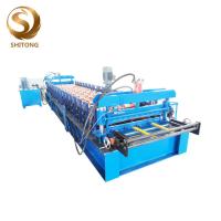 China 840 model aluminium roofing panel sheet memory frame steel roll forming machine for sale