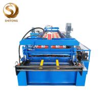 China 840 model aluminium roofing panel sheet memory frame steel roll forming machine for sale