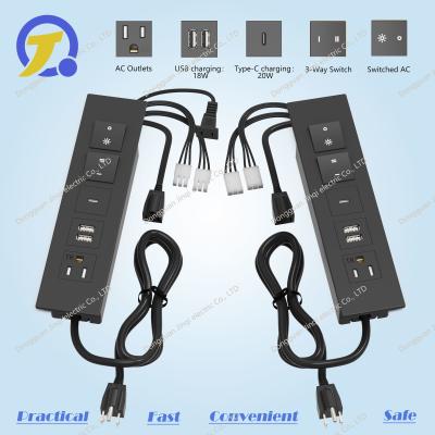 China Smart Socket with 20W Type-C Charging, Customizable Cable Length, and UL ETL FCC Certification - Power Strip for sale