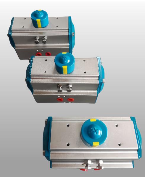 Quality OEM Rack And Pinion Pneumatic Actuator Low Temperature Silicone Sealing 90 Degree Actuator for sale