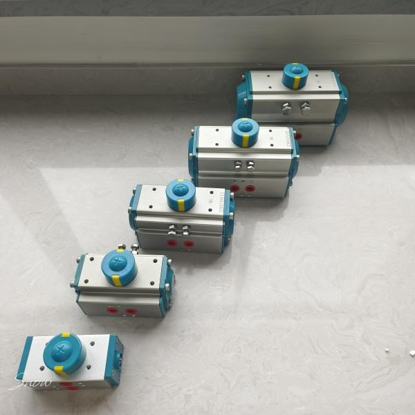 Quality OEM Rack And Pinion Pneumatic Actuator Low Temperature Silicone Sealing 90 for sale
