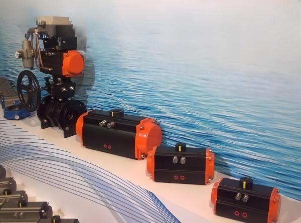 Quality Aluminum Rack And Pinion Pneumatic Actuator Double Action Pneumatic Actuator For for sale