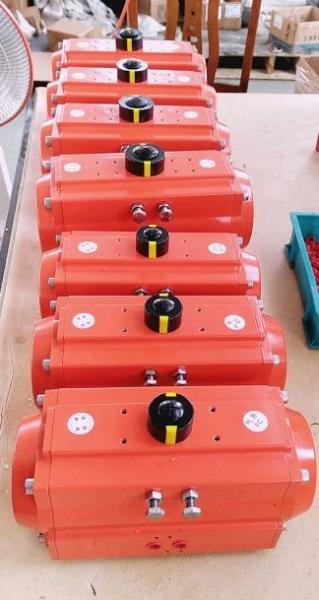Quality Epoxy Painting Rack And Pinion Actuator Aluminum Alloy Actuator For Butterfly for sale