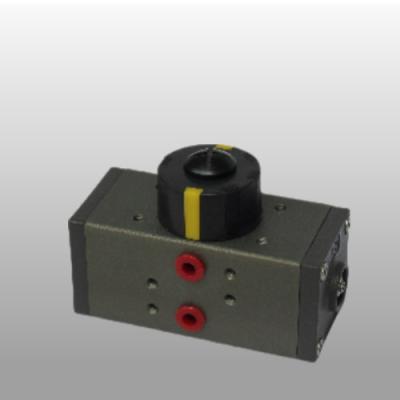 China Silver Rack And Pinion Pneumatic Actuator Hard Anodized Actuator Small Size for sale