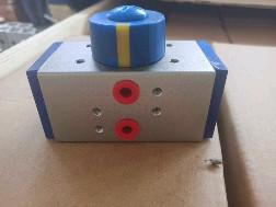Quality Silver Rack And Pinion Pneumatic Actuator Hard Anodized Actuator Small Size for sale