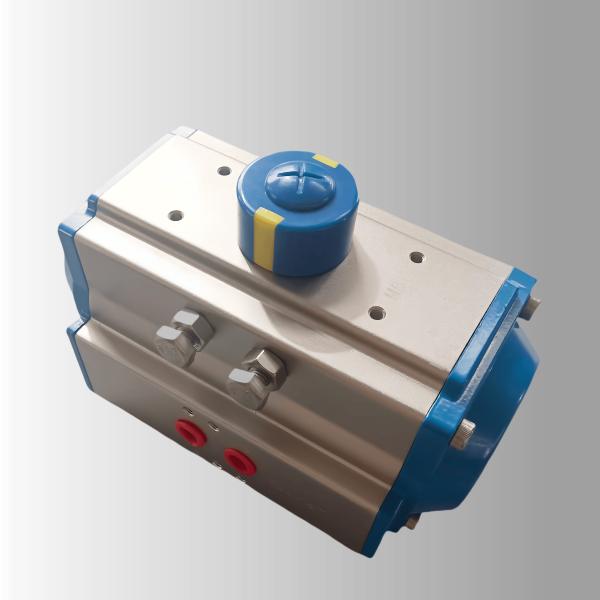 Quality Aluminum Alloy Double Acting Pneumatic Actuators 75mm Size Pneumatic Valve Actuator for sale