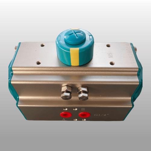 Quality OEM Double Action Pneumatic Actuator Aluminum Alloy Rack And Pinion Actuators for sale
