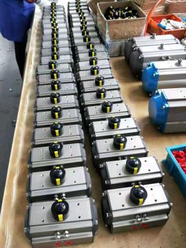 Quality ISO 5211 Rack And Pinion Actuator 63mm Pneumatic Valve Cylinder for sale