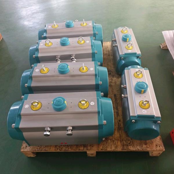 Quality ISO 5211 DIN 3337 Double Action Pneumatic Actuator Low Temperature Control for sale