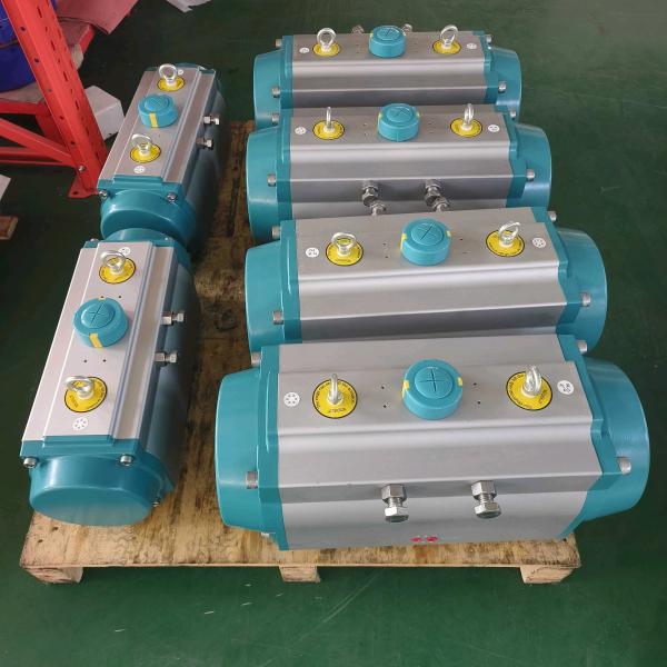 Quality ISO 5211 DIN 3337 Double Action Pneumatic Actuator Low Temperature Control for sale
