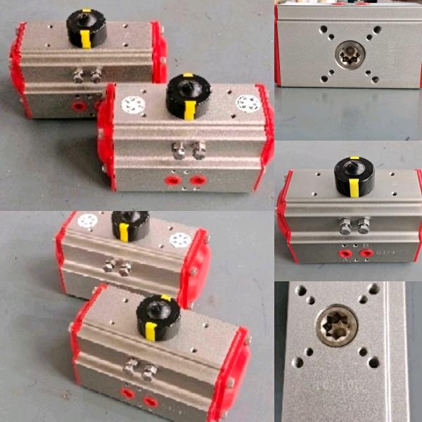 Quality Hard Anodizing Single Action Pneumatic Actuator Simple Effect Pneumatic Valve for sale