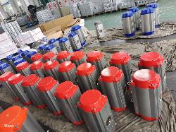 Quality Hard Anodizing Single Action Pneumatic Actuator Simple Effect Pneumatic Valve for sale