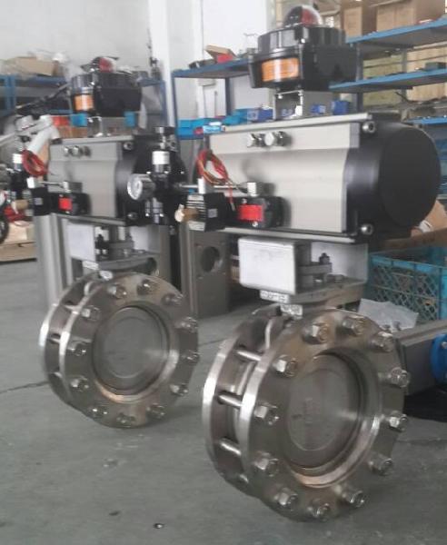 Quality OEM Spring Return Pneumatic Actuator NAMUR ISO5211 DIN3337 Standards Actuator for sale