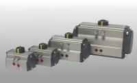 Quality Silver Single Acting Pneumatic Actuator ISO 5211 / DIN 3337 Actuator For Ball for sale