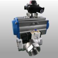 Quality OEM Single Action Pneumatic Actuator Aluminum Alloy 90 Degree Rotary Actuator for sale