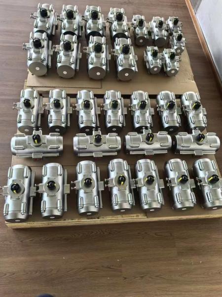 Quality SS304 SS306 Pneumatic Rotary Actuator Double Action Single Action Stainless for sale
