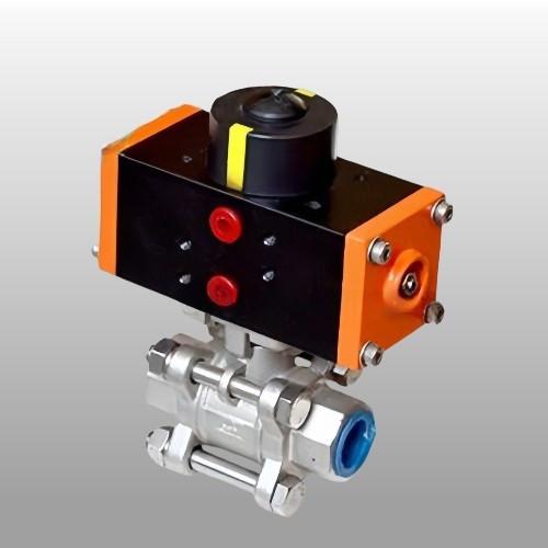 Quality Customized Pneumatic Ball Valve Industrial Rack And Pinion Valve for sale