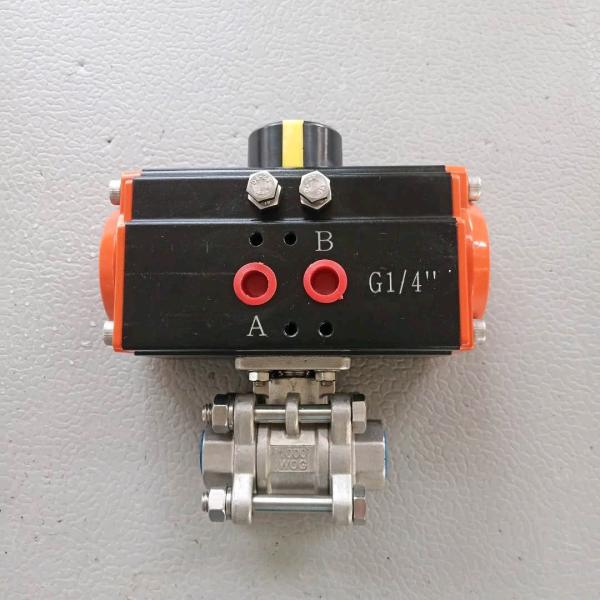 Quality Customized Pneumatic Ball Valve Industrial Rack And Pinion Valve for sale