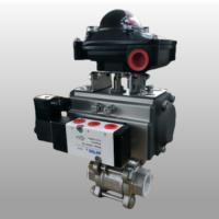 Quality Spring Return Pneumatic Ball Valve OEM Pneumatic Actuated Ball Valves for sale
