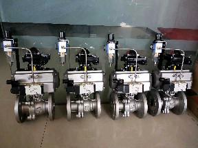Quality Spring Return Pneumatic Ball Valve OEM Pneumatic Actuated Ball Valves for sale