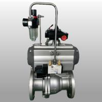 Quality OEM Spring Return Ball Valves Single Action Pneumatic Actuator Ball Valve for sale