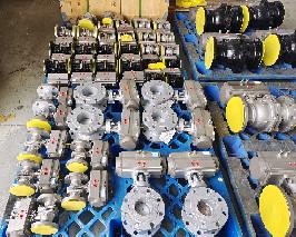 Quality OEM Spring Return Ball Valves Single Action Pneumatic Actuator Ball Valve for sale