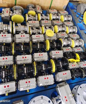 Quality OEM Spring Return Ball Valves Single Action Pneumatic Actuator Ball Valve for sale