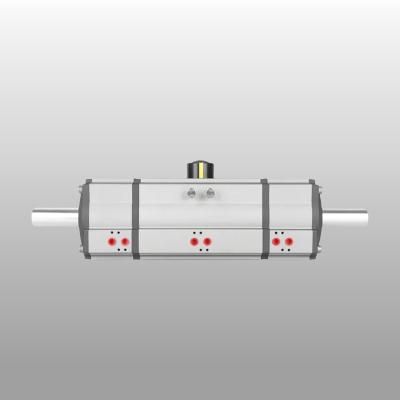 China Aluminum 3 Position Pneumatic Rotary Actuator 90 Degree Pneumatic Rotary Valve Actuator for sale