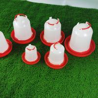 China Cone Shape Plastic Poultry Drinker Anti Drip Long Lasting Durability for sale