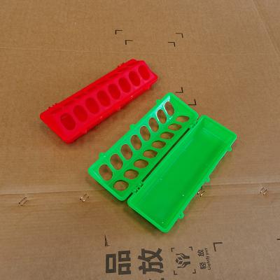 China Standard Capacity Rectangle Poultry Meal Trough Convenient Feed Saver For Farms Easy Clean Up for sale
