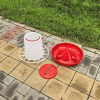 China Poultry Automatic Pet Feeder Thickened Plastic Material Durable Sturdy for sale