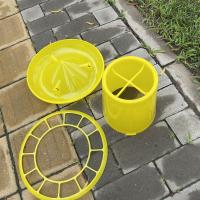 China Durable Plastic Poultry Feed Container Automatic Feeder Heavy Duty for sale