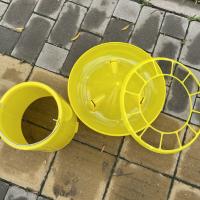 China Durable Plastic Poultry Feed Container Automatic Feeder Heavy Duty for sale