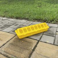 China Weather Resistant Rectangle Poultry Feeding Trough No Sharp Edges Rectangular Shape for sale