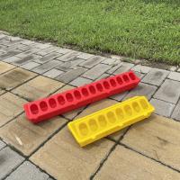 China Easy Clean Rectangle Chicken Feed Trough High Durability for sale