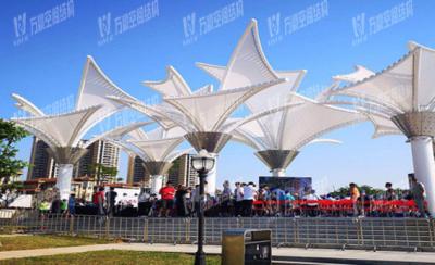 China PTFE Mesh Coating Membrane Structure Project for sale