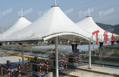 China High Speed Toll Station custom tensile membrane structure for sale