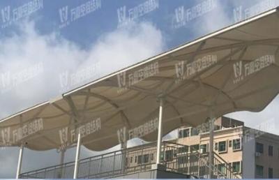 China permanent architecture materials Light Rail Membrane Structure for sale