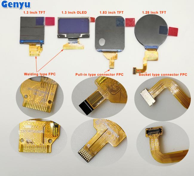 2.4 inch Full Color TFT LCD Screen Display 240x320 dots 24pin FPC with 16-bit parallel interface 1